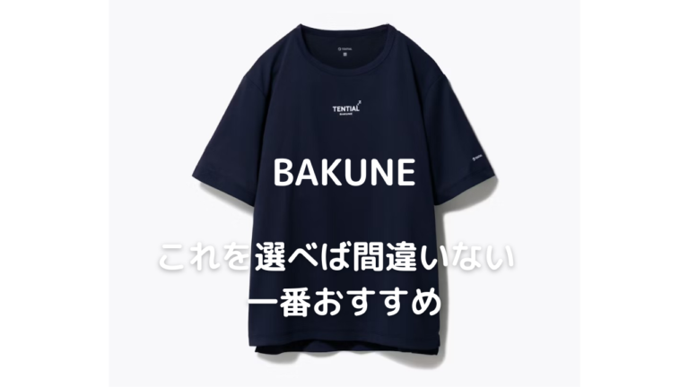 BAKUNE これを選べば間違いない 一番おすすめは、これだ！ - 睡眠の基本帳